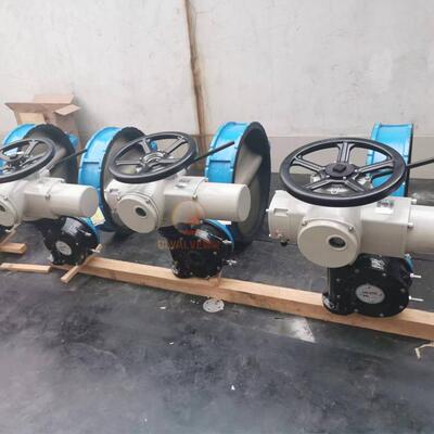 D971X-10Q球墨铸铁电动调节蝶阀4-20mA控制对夹式电动蝶阀DN1200