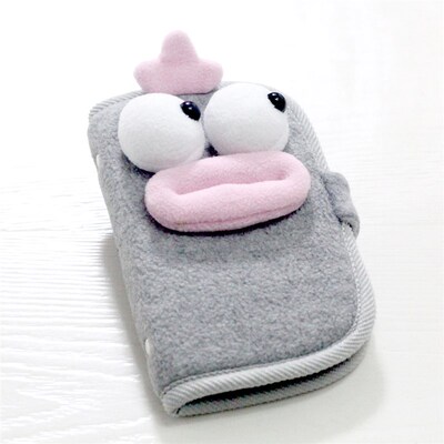 PLUMO皮洛姆绒面便携活页笔记本子萌可爱日记本 A7道林牛皮纸多款