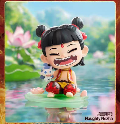 正版哪吒2盲盒nezha玩偶手办peripheral魔童闹海blindbox desktop