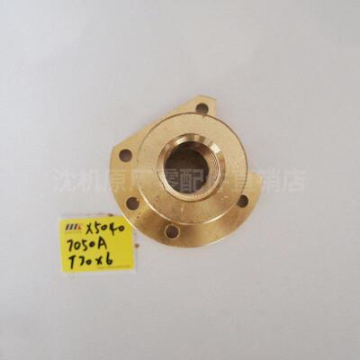齐齐哈尔第二床铣床 X5040铜螺母纵向横向铜螺丝母7050A T30X6