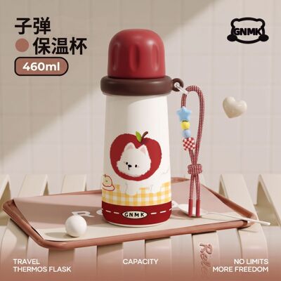 GNMK小学生女孩吸管保温杯