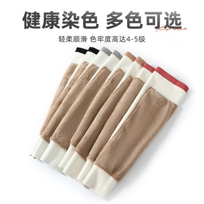 加绒护腿护膝盖护套长筒套加绑带男女关节保护套防下滑保暖老寒腿