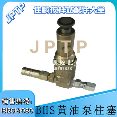 BHS搅拌机专用黄油泵/柱塞 浓油泵/泵芯 BHS搅拌主机润滑油泵