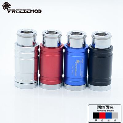 FREEZEMOD电脑水冷平推阀双内牙全铜FM-PTSL硬管安装可调节水流量