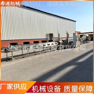 全自动酥肉生产线 鸡粉米TVC花鸡小块裹粉油炸设备 希上源鸡柳条