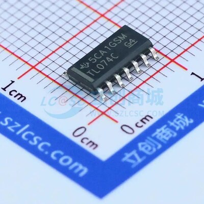 原装 FET输入运放 TL074CDR SOIC-14 全新