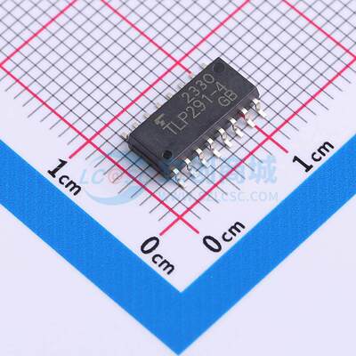 晶体管输出光耦 TLP291-4(GB,E) SOIC-16-4.6mm 原装正品