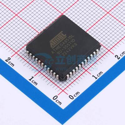 单片机(MCU/MPU/SOC) ATMEGA8515L-8JU PLCC-44(16.6x16.6) 原装