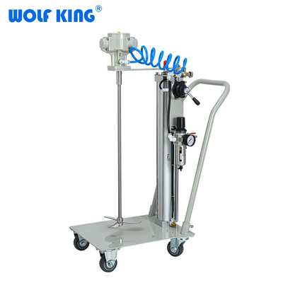 WOLF KING狼王气动50加仑搅拌机WK-PAM3-1S气动搅拌器自动升降式