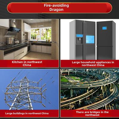 陶土避火龙瓶子厨房西北角东北角碧火龙三辟火龙土陶瓷罐干位摆件