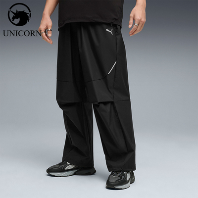 Puma/彪马正品TrackPants防风防水梭织男女经典休闲长裤636862-01