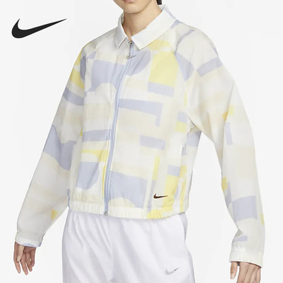 Nike/耐克正品新款女子翻领运动休闲夹克外套FJ7711-133