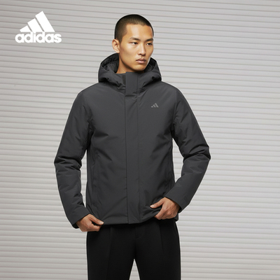 Adidas/阿迪达斯正品2025秋季款男士保暖通勤羽绒服KC2475
