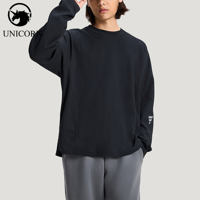 Adidas/阿迪达斯正品春季男士宽松运动简约经典针织亲肤T恤KW0109
