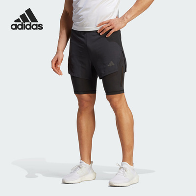 Adidas/阿迪达斯官方正品夏季新款男子训练运动健身短裤IB3466