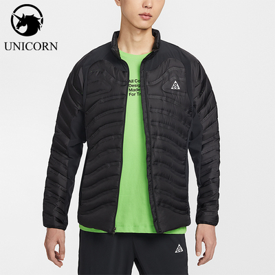 Nike/耐克正品冬季男士保暖透气拼接轻盈羽绒外套IO9133-010