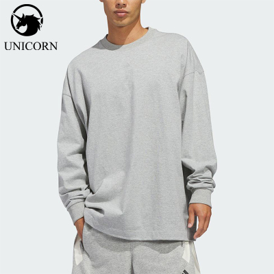 Adidas/阿迪达斯正品LS TEE男女休闲圆领套头耐穿长袖上衣JZ9529