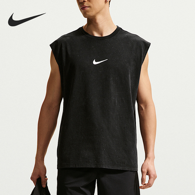 Nike/耐克正品夏季男士简约圆领轻盈亲肤背心T恤IH1976-382