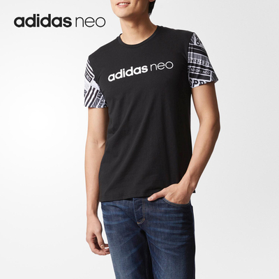 Adidas/阿迪达斯正品 neo BST NEO LGO T男子休闲短袖上衣CE1039