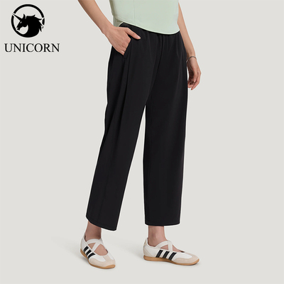 Adidas/阿迪达斯正品WOVEN PANTS女士经典宽松微喇运动长裤KZ1574