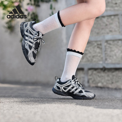 Adidas/阿迪达斯官方正品女士系带耐磨缓震防滑低帮休闲鞋KH6932