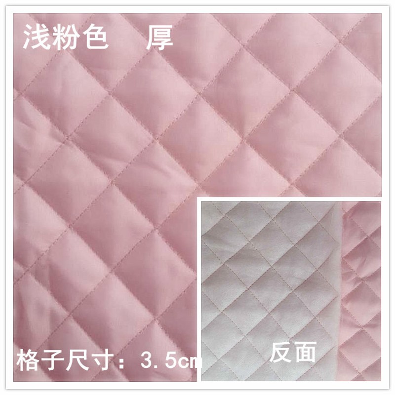 包邮黑色红色灰色藏青绗棉毛呢夹棉面料服装里布内衬行棉复合布料
