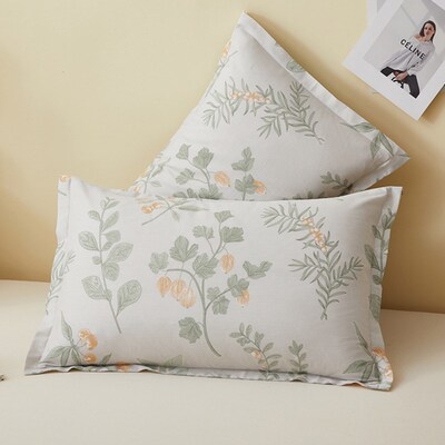 纯棉枕套一对装成人枕头套30x50儿童40x60cm记忆枕芯套48x74全棉