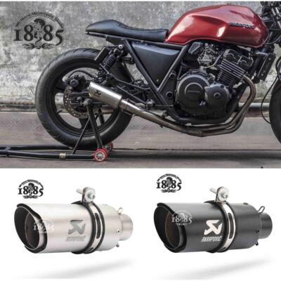 CB400摩托车XJR400改装200双层尾喉R6炸街800后段300排气管51mm