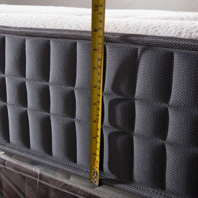 天然乳胶席梦思床垫1.5米1.8m经济型双人环保弹簧床垫23cm厚定制