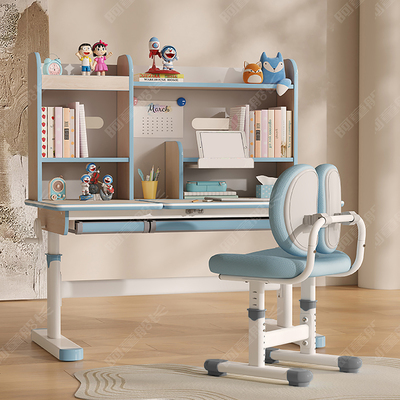 阿童船长儿童学习桌书桌可升降书桌椅组合小学生专用作业桌课桌