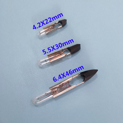 电话指示灯泡4.2X22 5.5X30 6.4X46mm暖光钨丝24V 30V交换机 10个