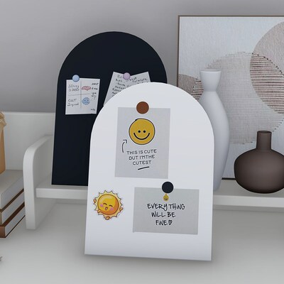 OOKK学生党磁吸留言板办公桌面小白板家用备忘提示板记事板展示板