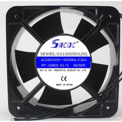 原装立德 SA15050HA2SL/BL 220v 0.22A 38w 15cm厘米散热风扇风机