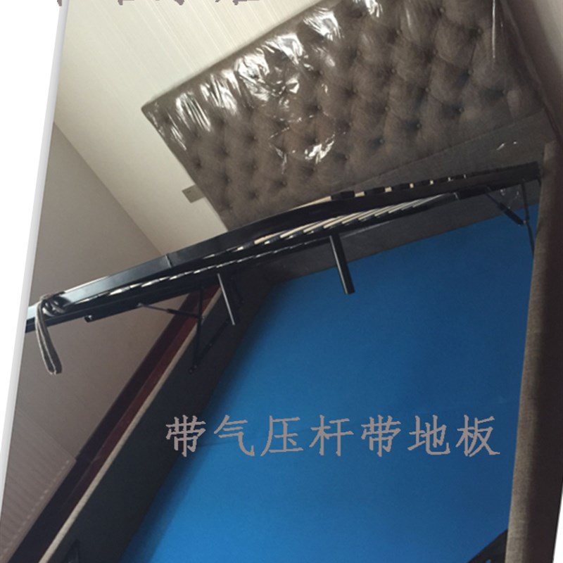 布艺床床软包床时尚靠背软床 小户型欧式拉点