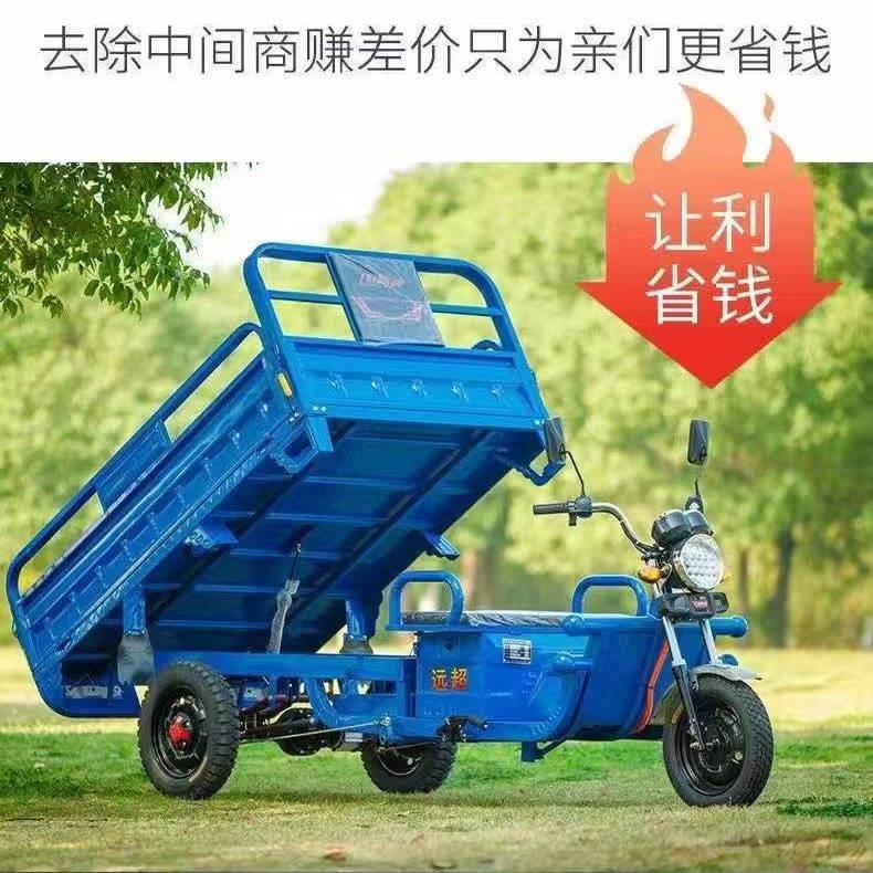 远超电动三轮车拉货载重王电动车农用车摆摊车家用三轮车快递车