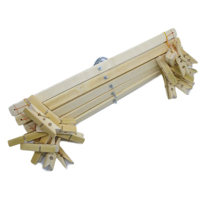 5个竹裤架加厚十字裤夹家用裤架子竹衣架四夹多功能晾晒被夹加粗