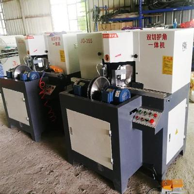 355铝型材双头锯铝合金门窗全铝家居切角机45度双头下料锯切割机
