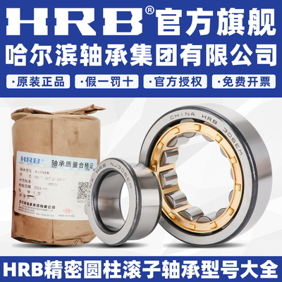 HRB 哈尔滨轴承 N NJ NU NF 2310 2311 2312 2313 E M 圆柱滚子