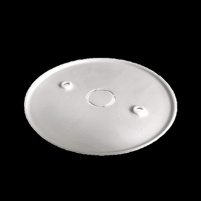 型圆盖板暗盒有孔保护盖接线盒盖子通用防尘盖圆形塑料底盒盖