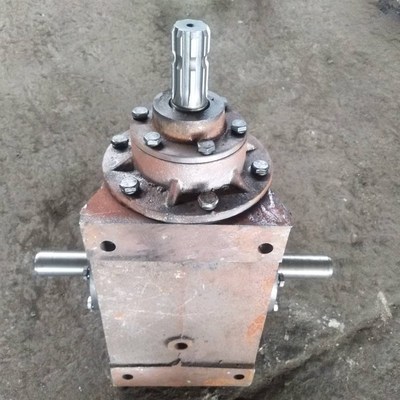 旋耕机齿轮箱总成 直角变速箱 农用改装传动箱 小型转角箱