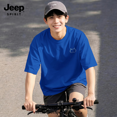 Jeep吉普男士短袖T恤男款2026夏