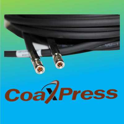 CoaXPress线缆CXP标准线 DIN转DIN工业相机Basler海康AVT大恒都用