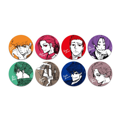 蓝色监狱镭射双闪金属徽章priv.B