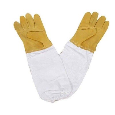 Beekeeping Gloves Protective Sleeves Ventilated Sheepskin