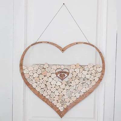 Wedding Guest Book Alternative Wedding Decor Drop Heart Gues