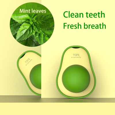 Cat Licking Toy Natural Catnip Wall stickup avocado style in