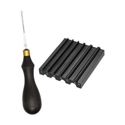 Leather Edge Skiving Beveler Tool Set Leather Craft Tool