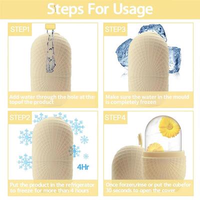 ce Roller for Face and Eyes Slcone ce Mold, Coolng and Frmng
