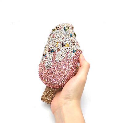 Classical women accessories diamonds luxury clutches ice lol