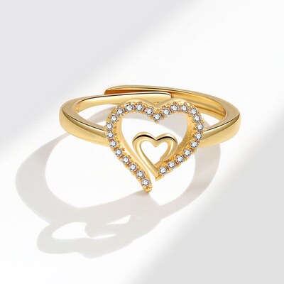 Diamond Heart Ring for Women HearttoHeart Wedding Ring Order